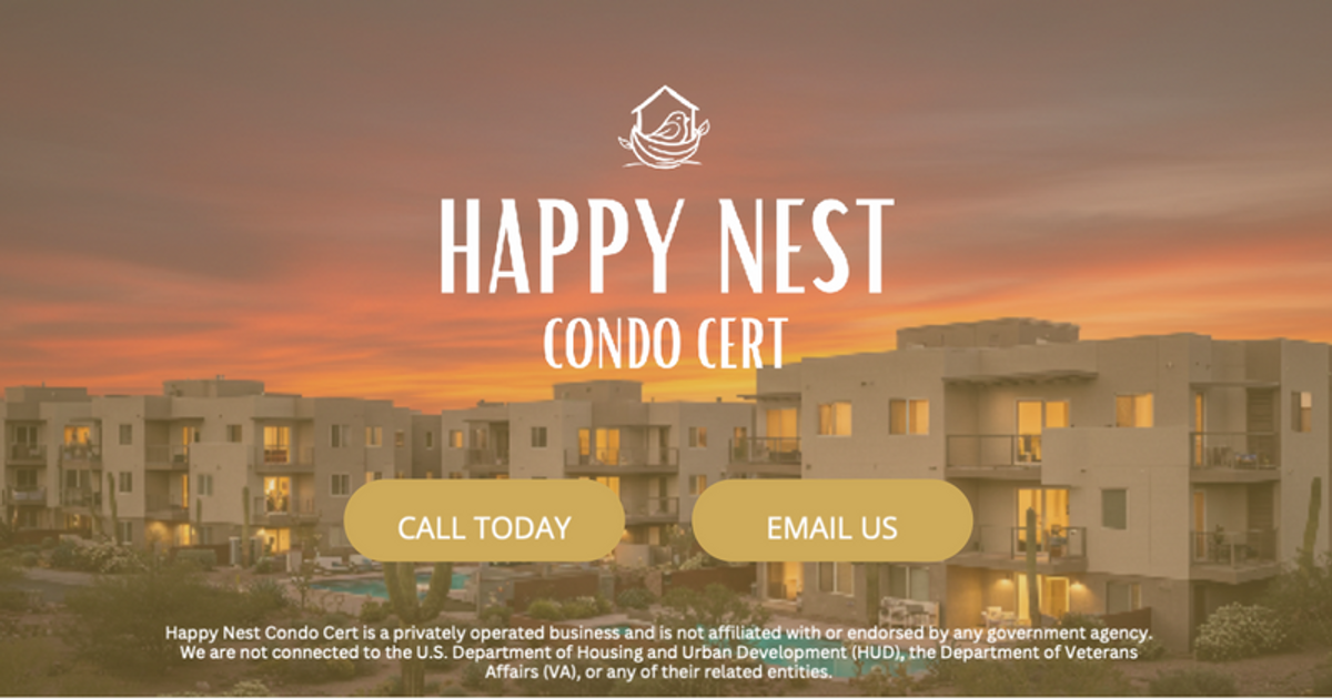Happy Nest Condo Cert